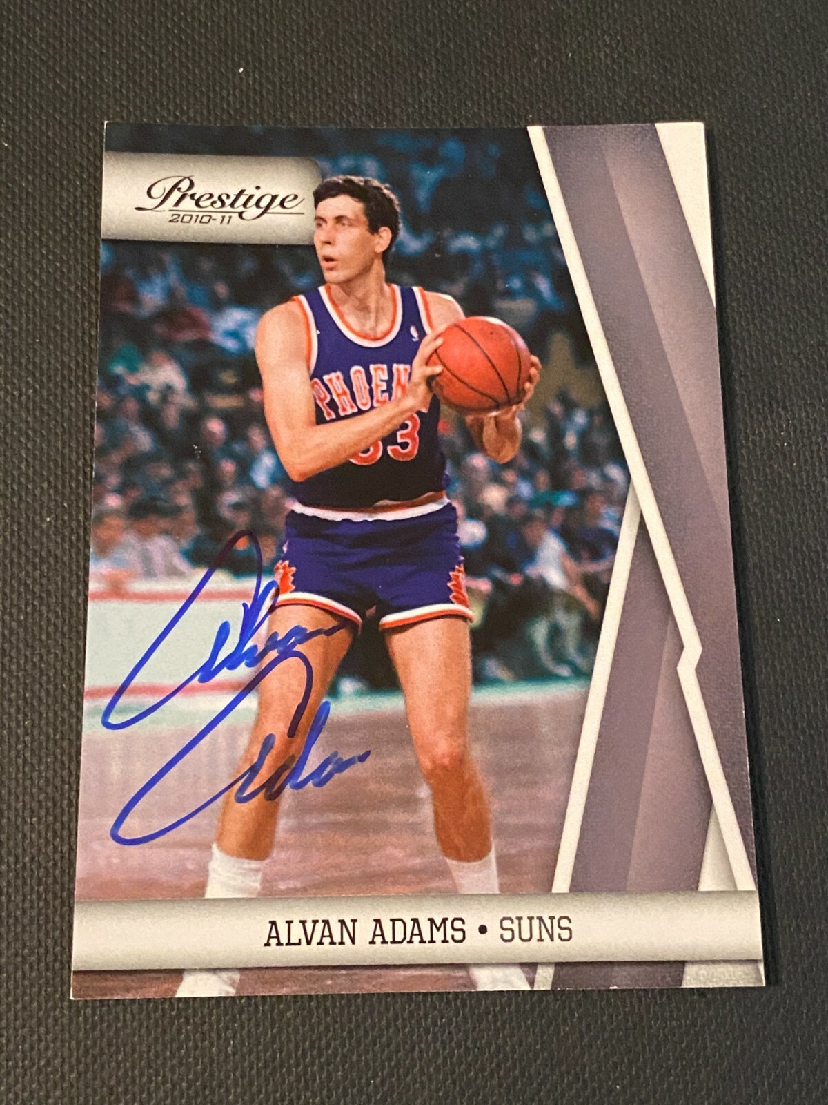 Alvan Adams Signed 2010-11 Panini Prestige Card Auto Suns NBA Autograph ...