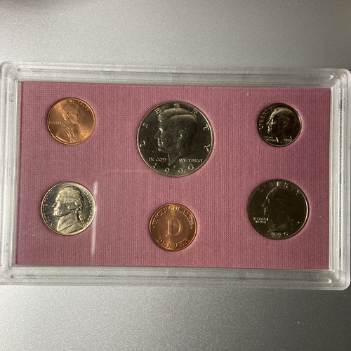 1990 US Mint Proof Set, NO Box, Sealed Acrylic Case 5 Coins | eBay
