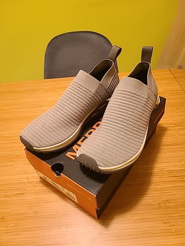 NWB Merrell Range laceless AC+ MOON OCRE sneakers men's size 8.5 | eBay