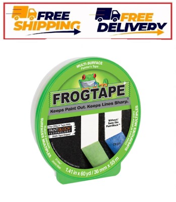 Multi-Surface 1.41 in. x 60 yds. Painter's Tape with PaintBlock | eBay