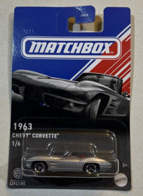 NEW 2024 Matchbox Convertible Series - Silver 1963 Chevy Corvette ...