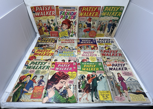 Patsy Walker COMIC BOOK LOT (16) Marvel / Bard 1960's VTG Stan Lee / Al ...