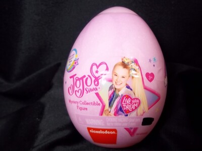 Plastic Egg with JOJO SIWA minifigure & bonus stickers sealed | eBay