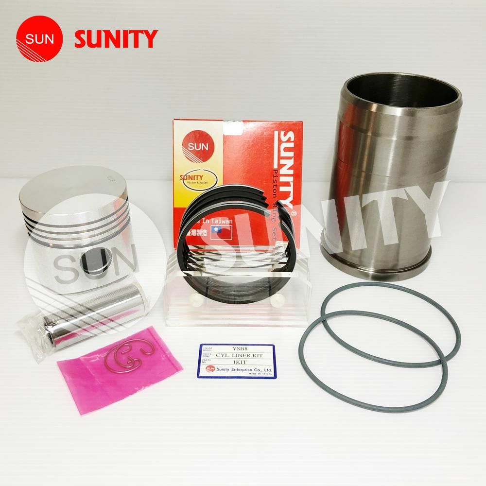 TAIWAN SUNITY - Sail boat YSB8 liner oring piston pin clips ringset for ...