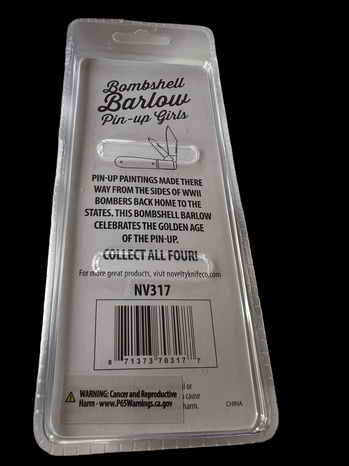 Sexy Bombshell 2 Blade Barlow Pocket Knife Pinup Girl 3 1/2" New In ...
