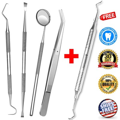 Dental Teeth Cleaning Kit Dentist Floss Plaque Remover Oral Care Tooth ...