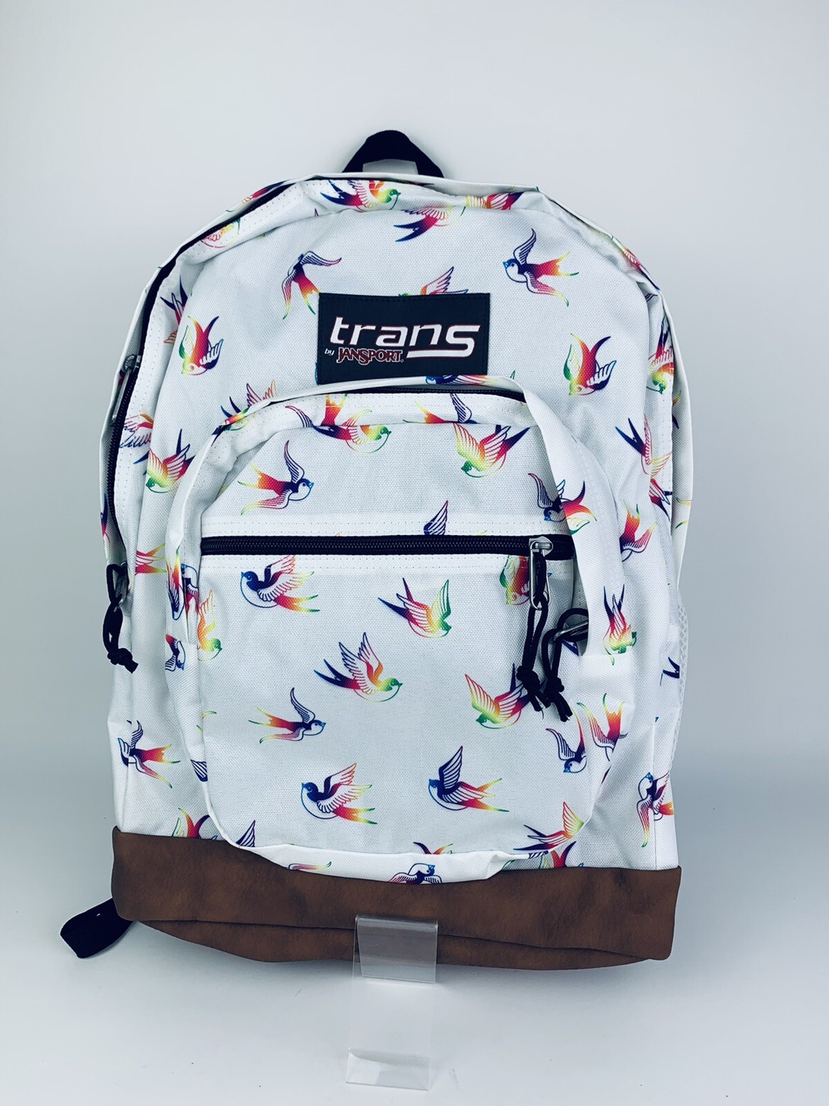 Trans by JanSport 17" Super Cool Backpack - Rainbow Birds | eBay