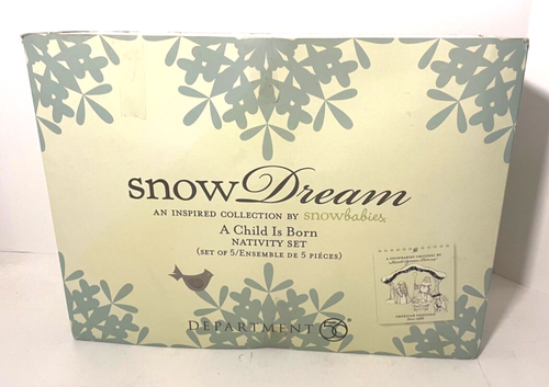Department 56 Snowbabies 4031911 A Child Is Born Nativity Set 2013 | eBay