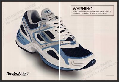 Reebok Premier Road II 2000s Print Advertisement (2pg centerfold) 2004 ...
