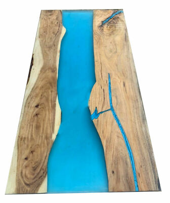 122cm x 61cm Résine Époxy Café Table / Coin Table / Centre Décor Maison ...