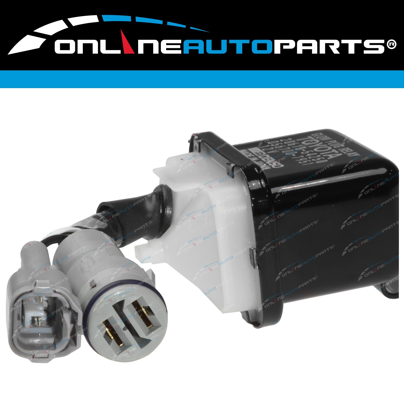 Toyota Landcruiser Glow Plug Relay 1hz 28610-54250 and Timer 28521 ...