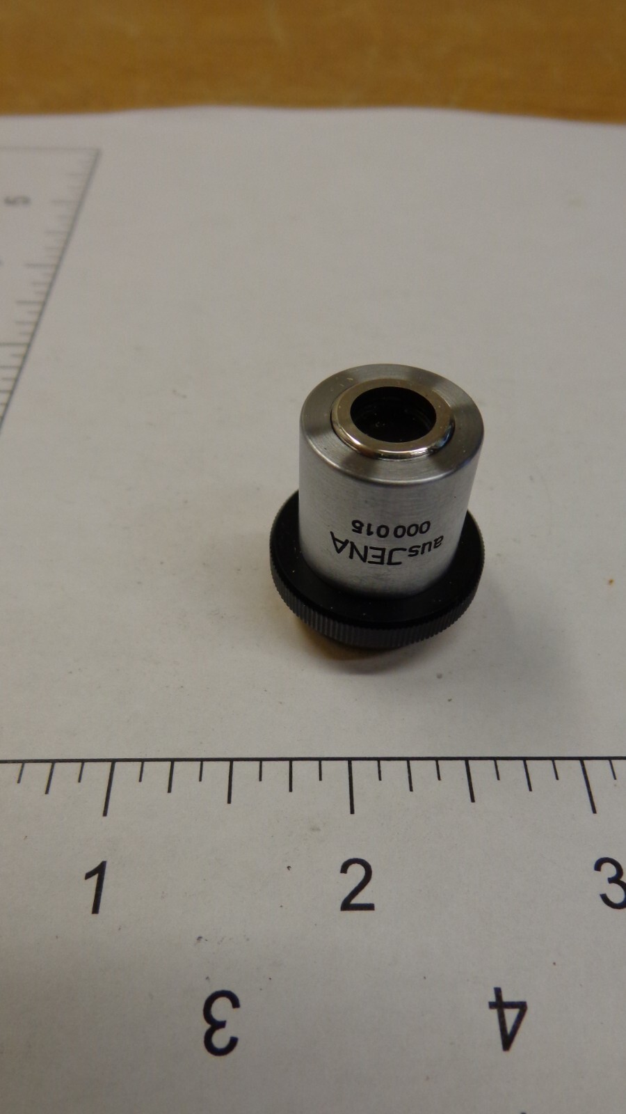Zeiss Jena Planapochromat Microscope Objective 1,25x/0,025 ∞/- Lens 1 ...