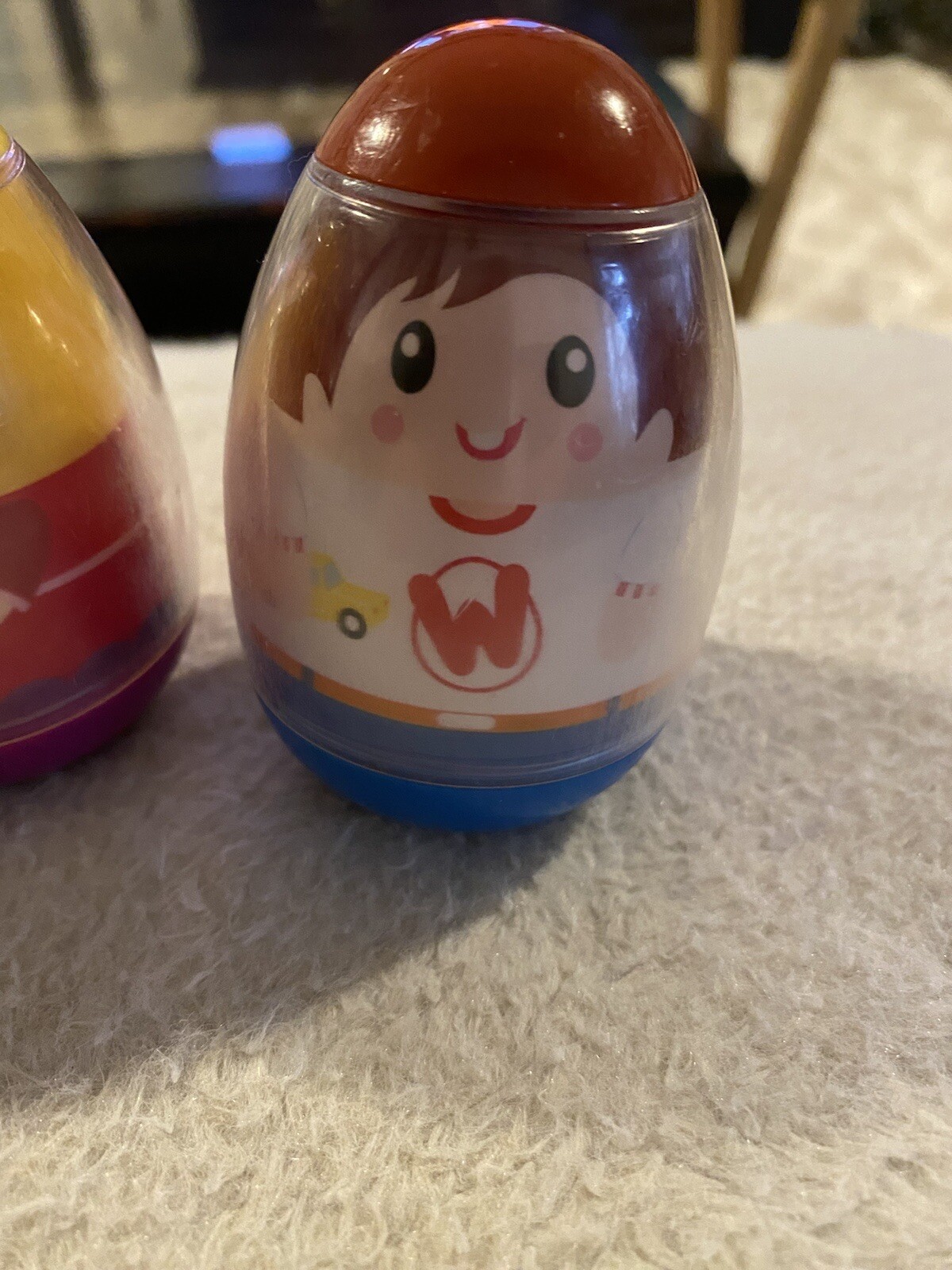 4-Vintage 2009 Weeble Wobble Figures. Singer,drummer, Red Head Toys | eBay