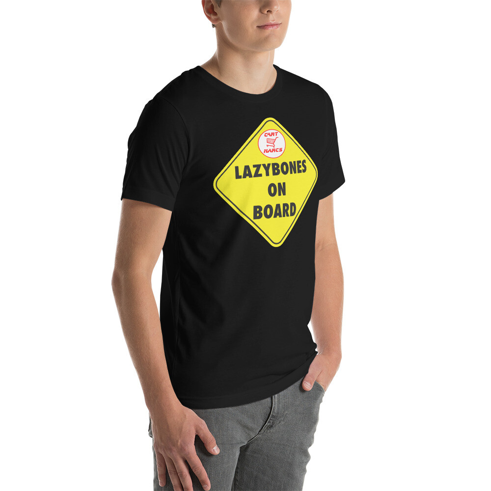 Cart Narcs Lazy Bones On Board Graphic Tee Shirt Unisex t-shirt | eBay