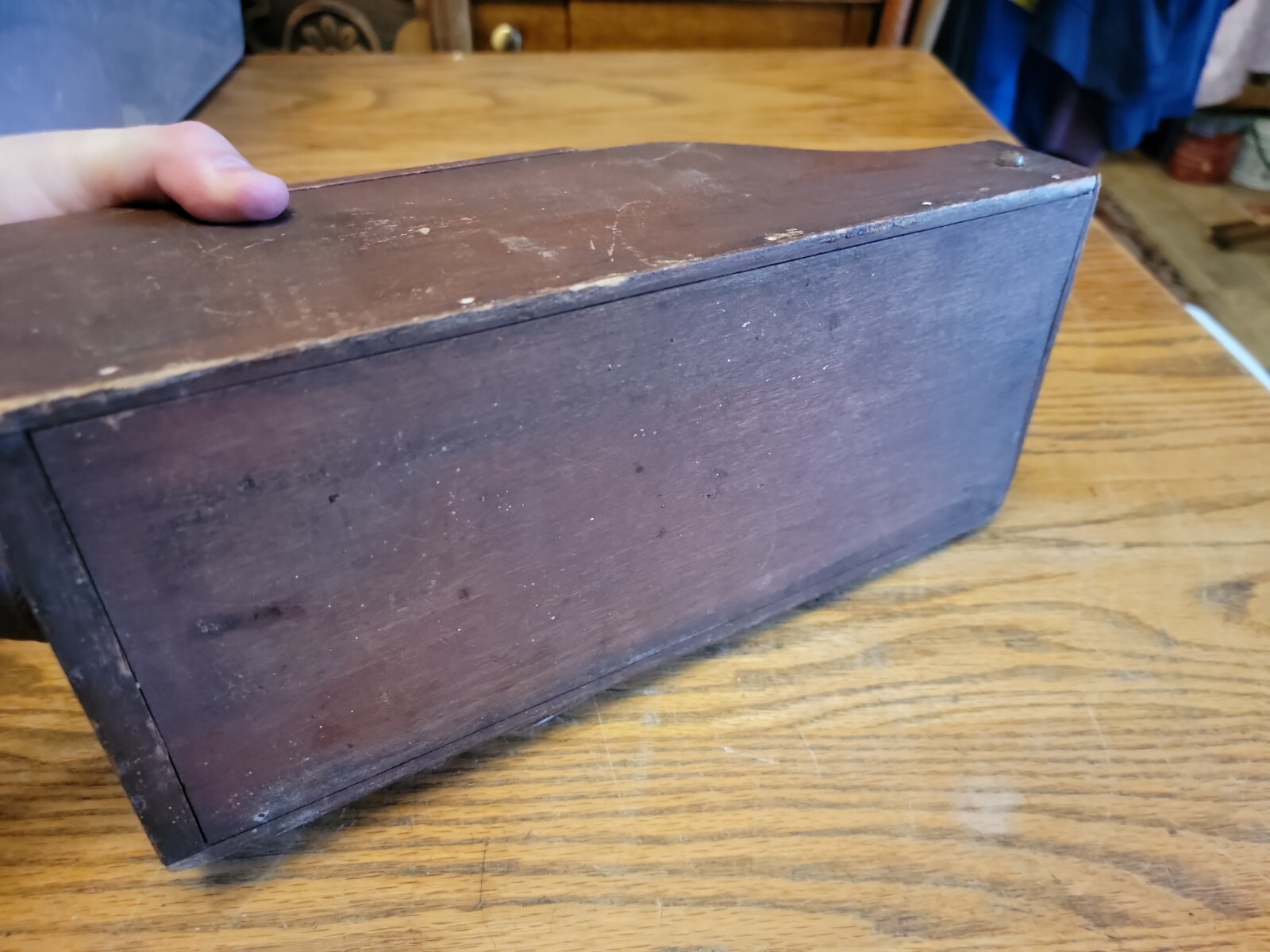 Pathfinder No. 20 Antique Ballot Box Marble Black Ball Voting Collectible