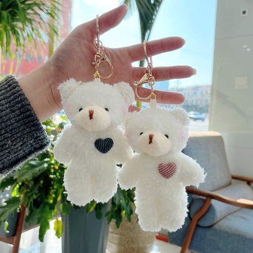 Plush Soft Keychain Toy Doll Toys Key Chain Bear Stuffed Pendant Bag ...