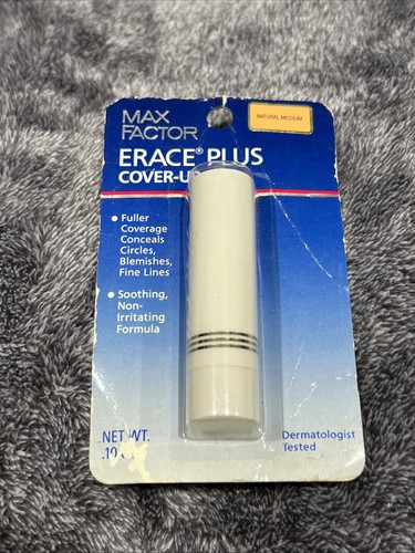 Max Factor Erace Plus Cover Up Natural Medium | eBay
