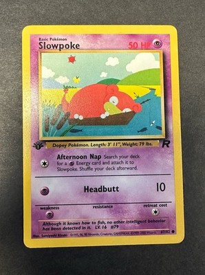 Pokemon Team Rocket 1st Edition Slowpoke 67/82 | eBay