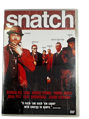 Snatch DVD (Widescreen Edition) – Guy Ritchie Film – Starring Brad Pitt 43396015661| eBay