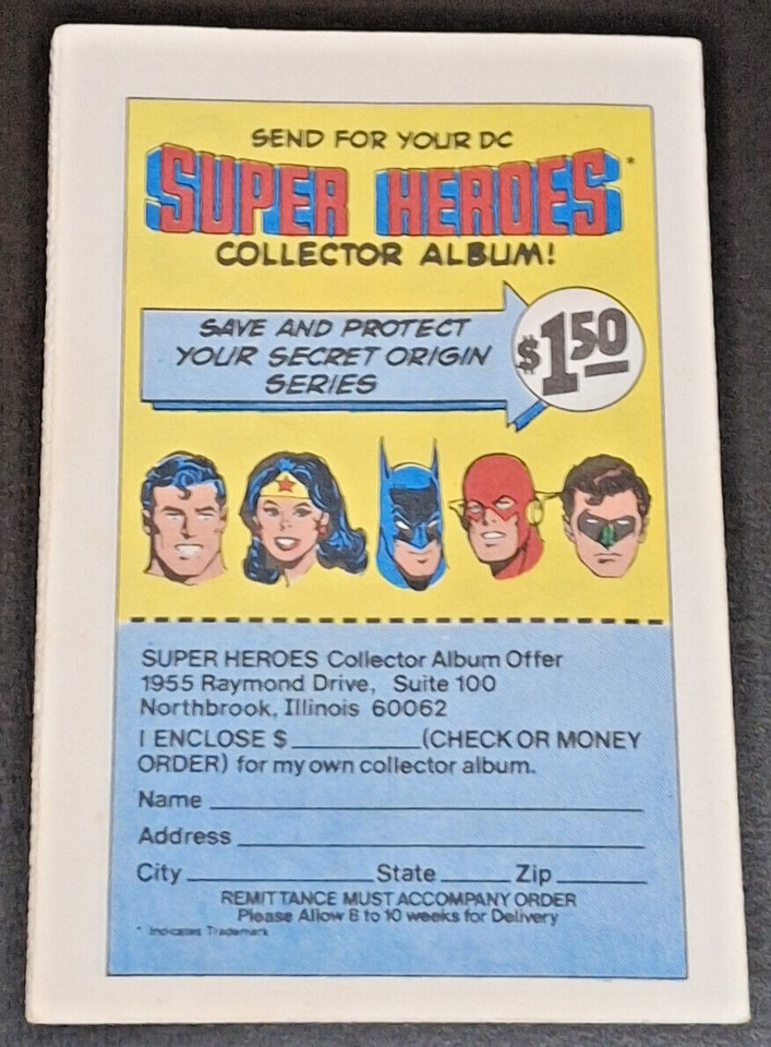 1980 DC THE SECRET ORIGIN OF BATMAN #1 VF/NM MINI COMIC BOOK LEAF CANDY ...