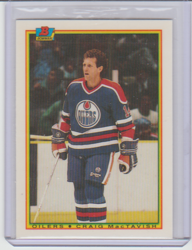 1990-91 Bowman Collector's Edition Tiffany #193 Craig MacTavish ...