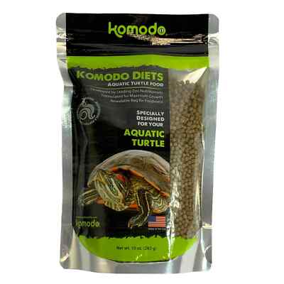 Komodo Diets Aquatic Turtle Dry Food 10 oz Resealable Bag Brand New | eBay