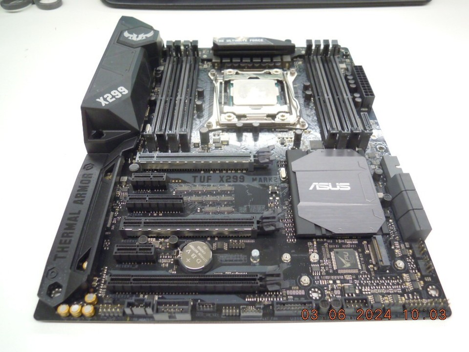 ASUS TUF X299 MARK 2 LGA2066 DDR4 Motherboard & i7-7820X *Latest BIOS ...