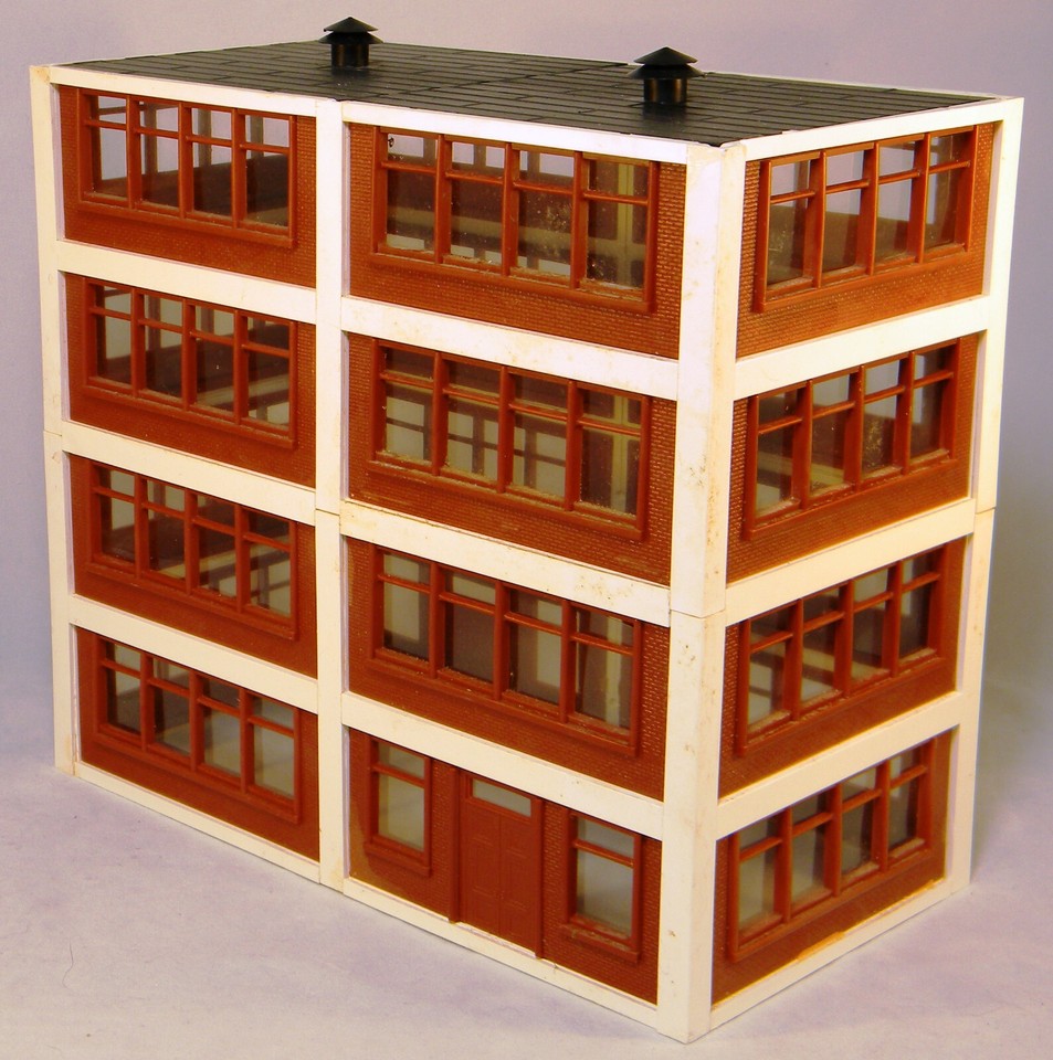 HO Scale Factory Building Built-Up | eBay