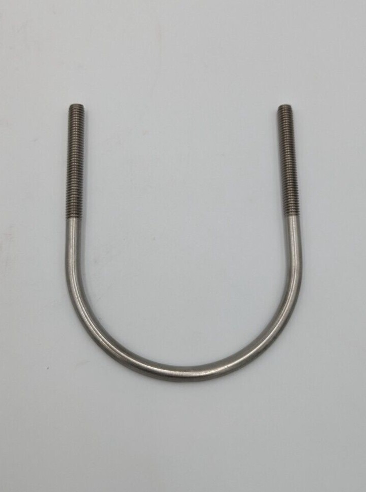 Qty 5 U-BOLT 304 STAINLESS STEEL 3/8"-16, 4-5/8" ID New Free Shipping ...