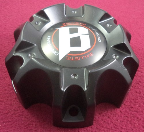 Ballistic Wheels Flat Black Custom Wheel Center Cap # CAP-WX04-135/139 ...