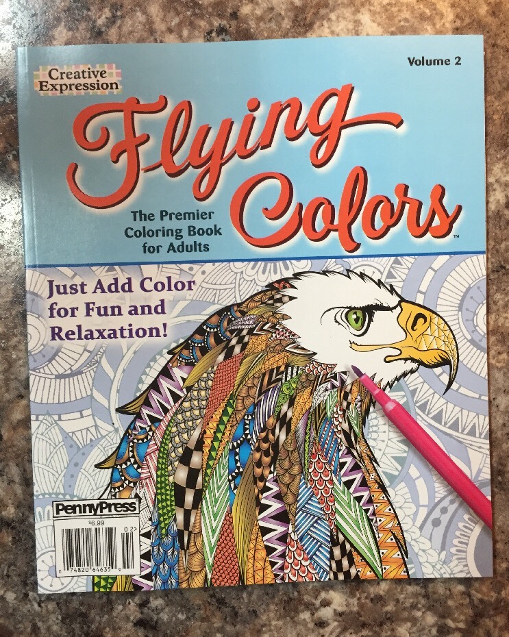 Creative Expression Flying Colors Adult Coloring Book Vol 2 2016 FREE ...