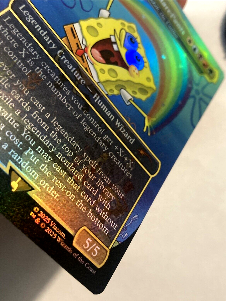 MTG SpongeBob SquarePants - Jodah, the Unifier RAINBOW FOIL Secret Lair ...
