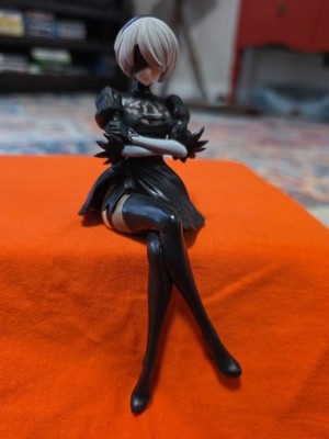NieR: Automata 2B Sitting Chokonose YORHA Anime Action Figure | eBay