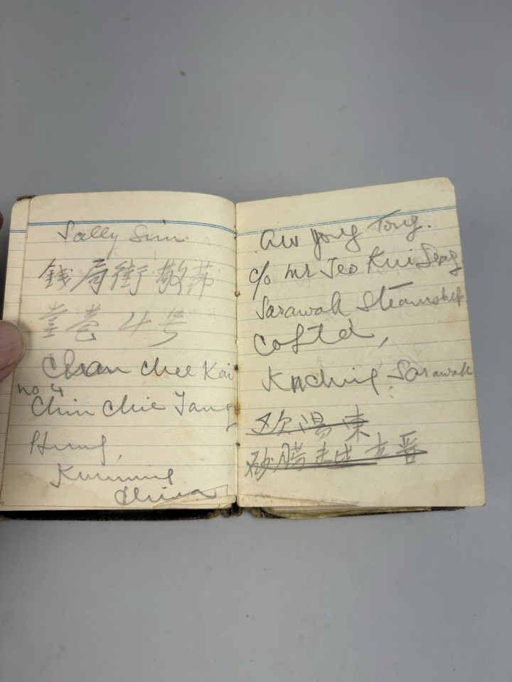WWII CBI Z-Force Soldier Notebook – Original Field Artifact-NAMED | eBay