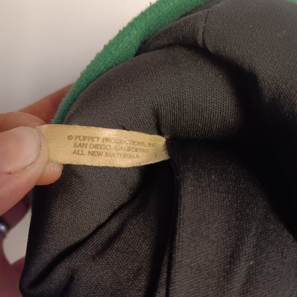 Vintage Puppet Productions Half Body Puppet Muppet Style Male green ...