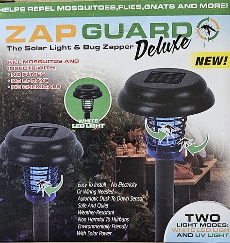 Solar Powered LED Outdoor Light Mosquito, Gnat, Flying Insect Bug ...