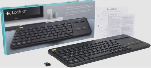 Logitech K400 Plus keyboard RF Wireless - Black 754292140295| eBay