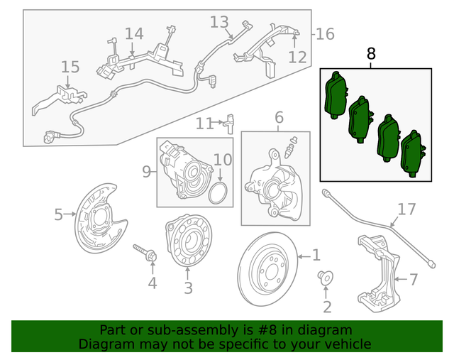 0004201706 - DISK BRAKE PAD - Mercedes-Benz for sale online | eBay