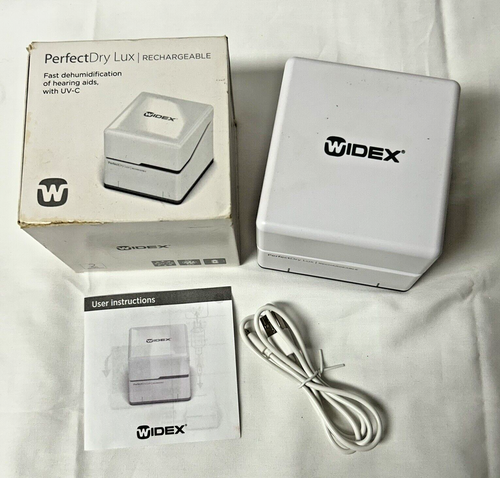 Widex PerfectDry Lux Rechargeable Portable Electronic Hearing Aid Dryer ...
