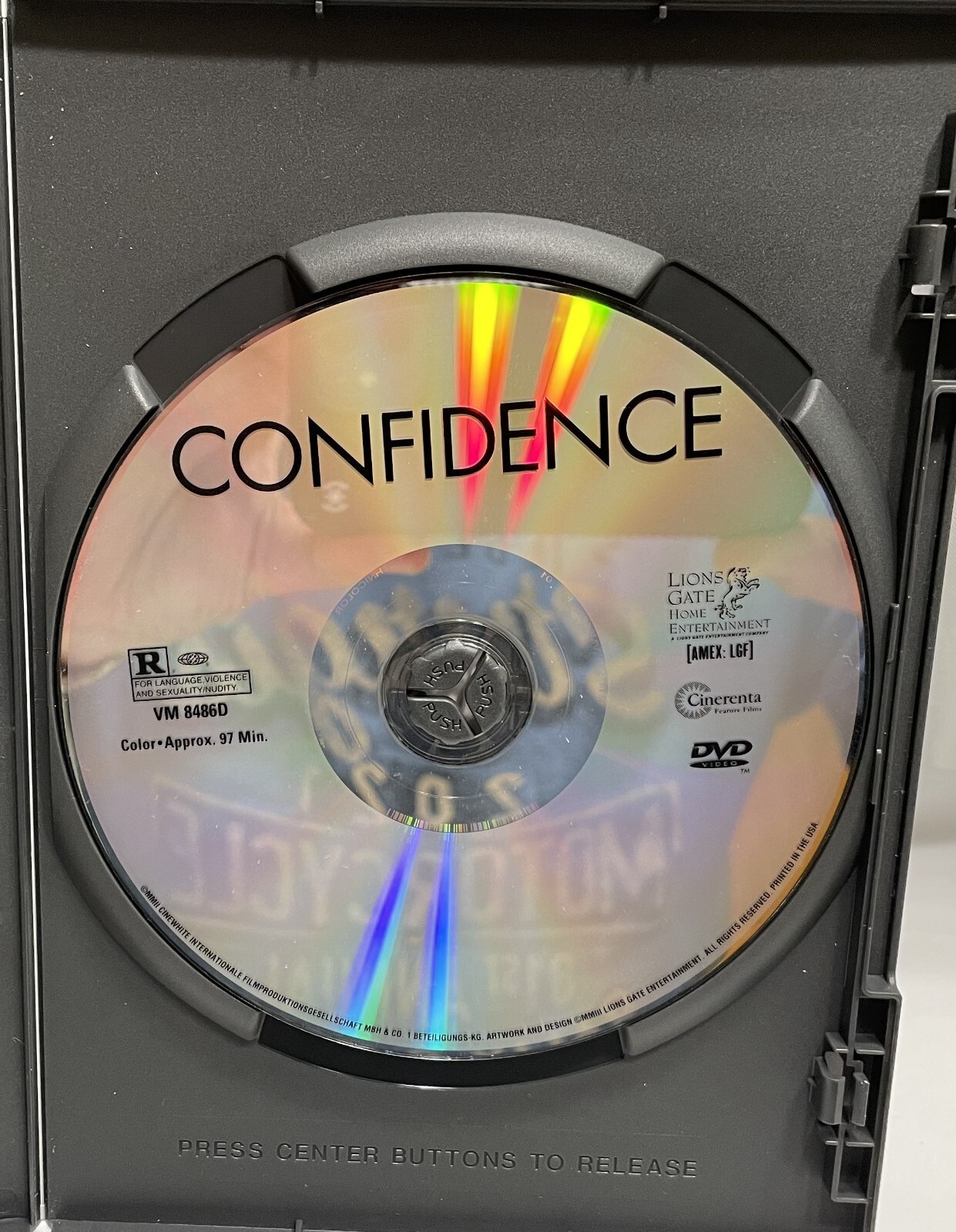 Confidence (DVD, 2003) with Edward Burns, Dustin Hoffman, Very Good ...