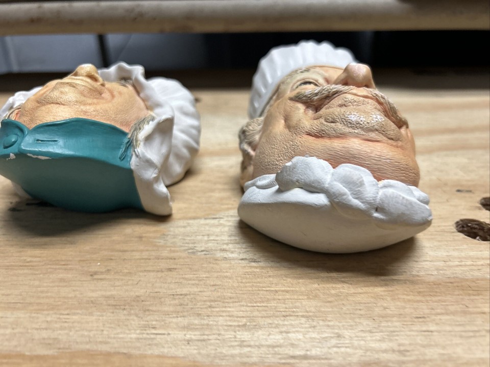 Bossons England Chef Cook Chalk head Figures | eBay