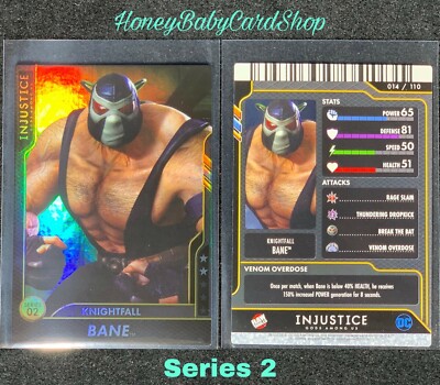 Injustice Arcade GEM MINT Series 2 Card 14 Knightfall Bane Holofoil | eBay