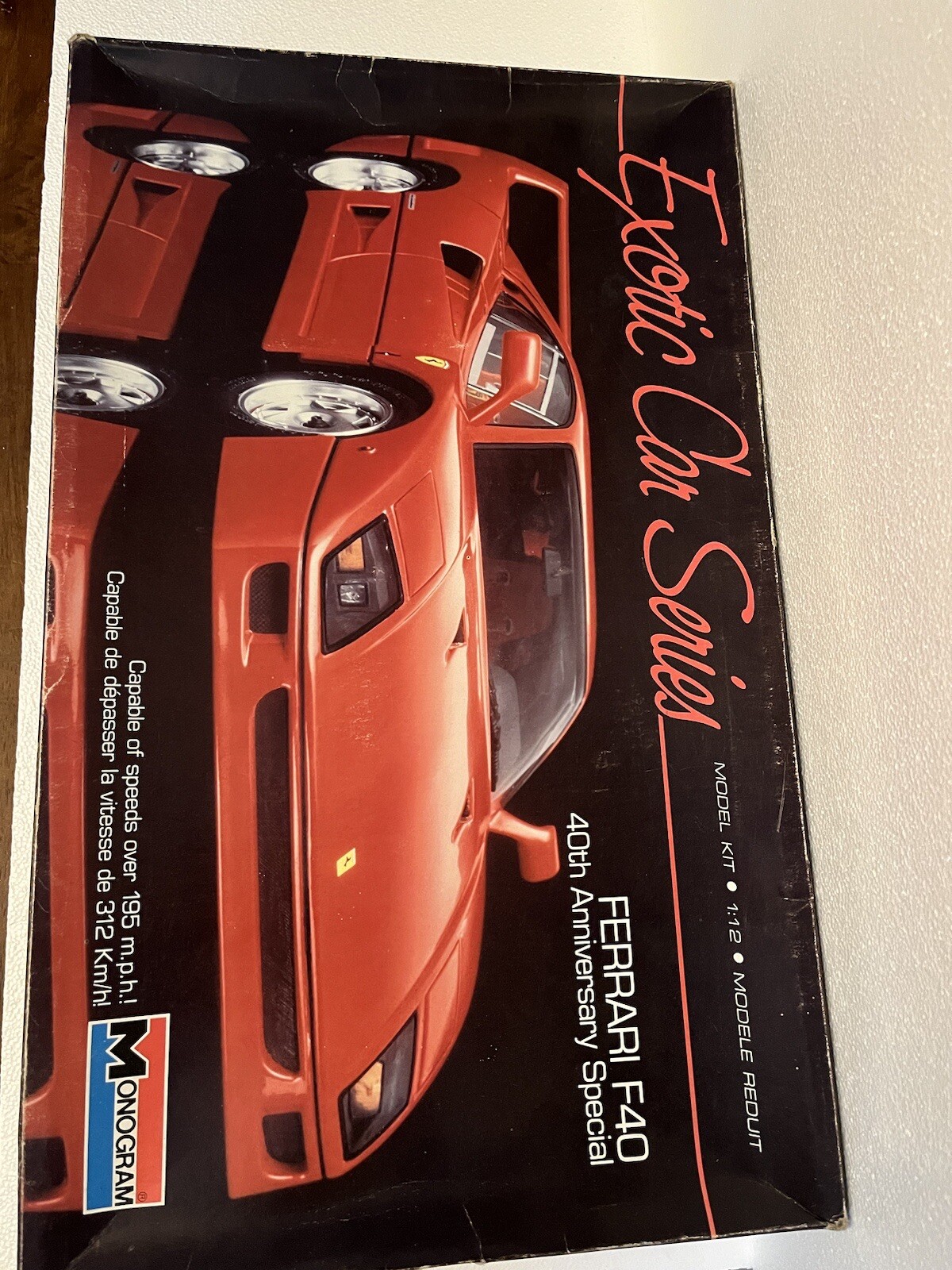 Monogram Ferrari F40 1 12 Scale Model Kit for sale online | eBay