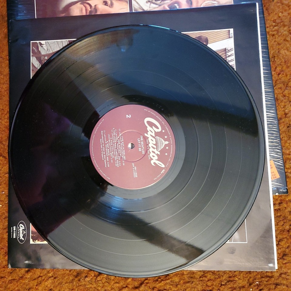 Beatles-Let It Be-Capitol-Purple Label-ORIGINAL-Vinyl-SW-11922 W/ Promo ...
