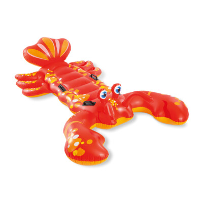 Intex Kids Giant Lobster Swimming Ride-On 213cm Inflatable Pool Float ...