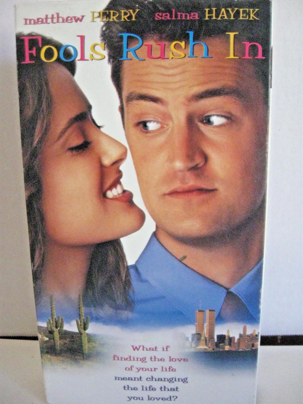 Fools Rush In (VHS 1997 ) Matthew Perry, Salma Hayek VHS2-9 43396949430 ...