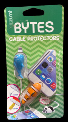 Bytes Cable Protector Whale & Clownfish Protects Cables From Wear ...