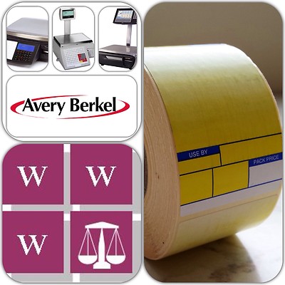 Avery Berkel Thermal Scale Labels - Format 1, 49x75mm, 36 Rolls, 18,000 Labels | eBay