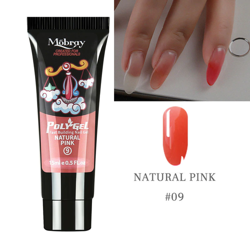 Poly UV Gel Nail Builder Extension Kit, Polygel Tube Nail Art File ...