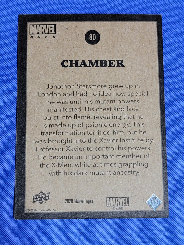 2020 UD Marvel Ages Chamber Color Wheel (ePack Physical) Parallel #80 ...